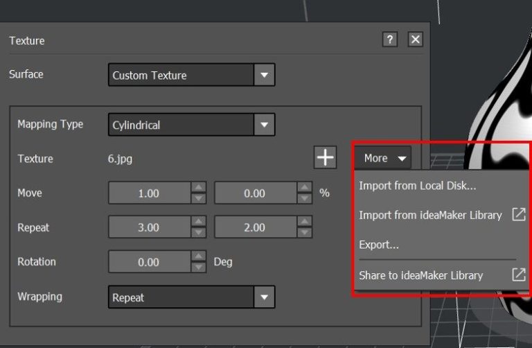 How to Apply Texture in ideaMaker