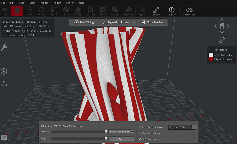 ideaMaker Features Review: Slicing Preview – Raise3D: Reliable ...