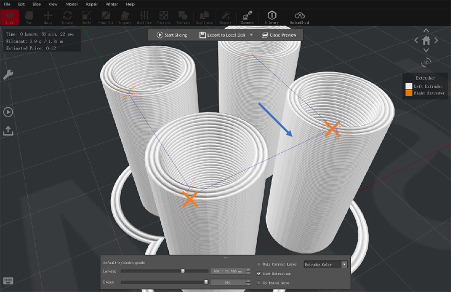 ideaMaker Features Review: Slicing Preview – Raise3D: Reliable ...