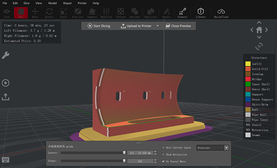 ideaMaker Features Review: Slicing Preview – Raise3D: Reliable ...