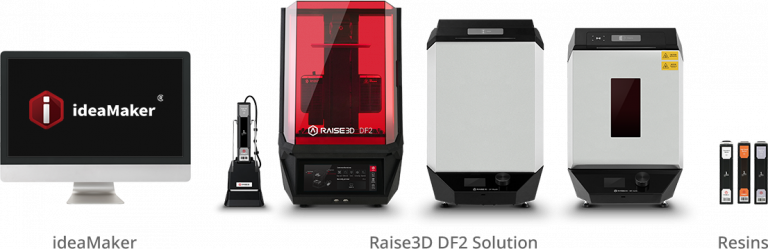 DLP 3D Printer: Raise3D DF2 Resin 3D Printer | Traceable Workflow from ...