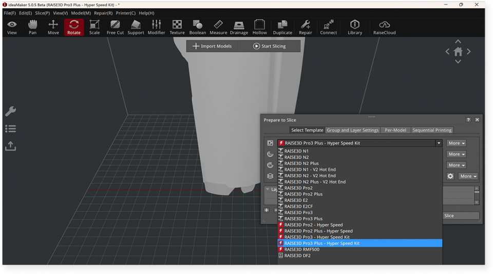 Puissant logiciel de découpe 3D - ideaMaker | Raise3D
